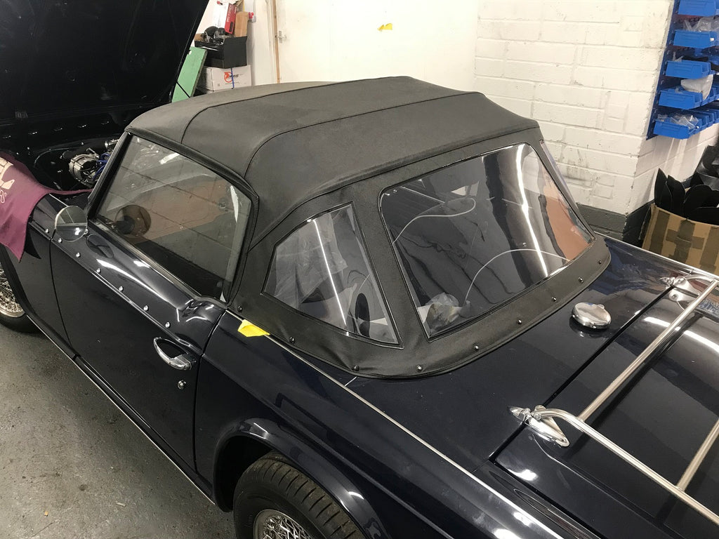 HOOD TR5 TR250 IN BLACK VYNIDE – TRGB