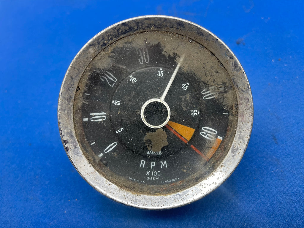 CLASSIC TRIUMPH SPITFIRE MK1-2 JAEGER TACHOMETER RPM GAUGE 1319/02A UN ...