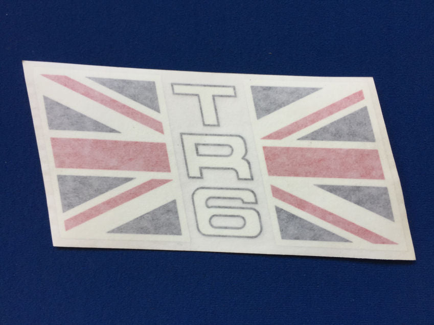 TR6 UNION JACK TRANSFERS PAIR – TRGB
